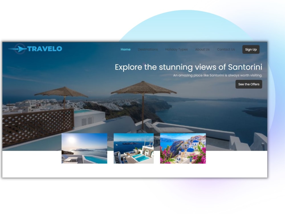 An amazing Travel Agency Website | Upwork