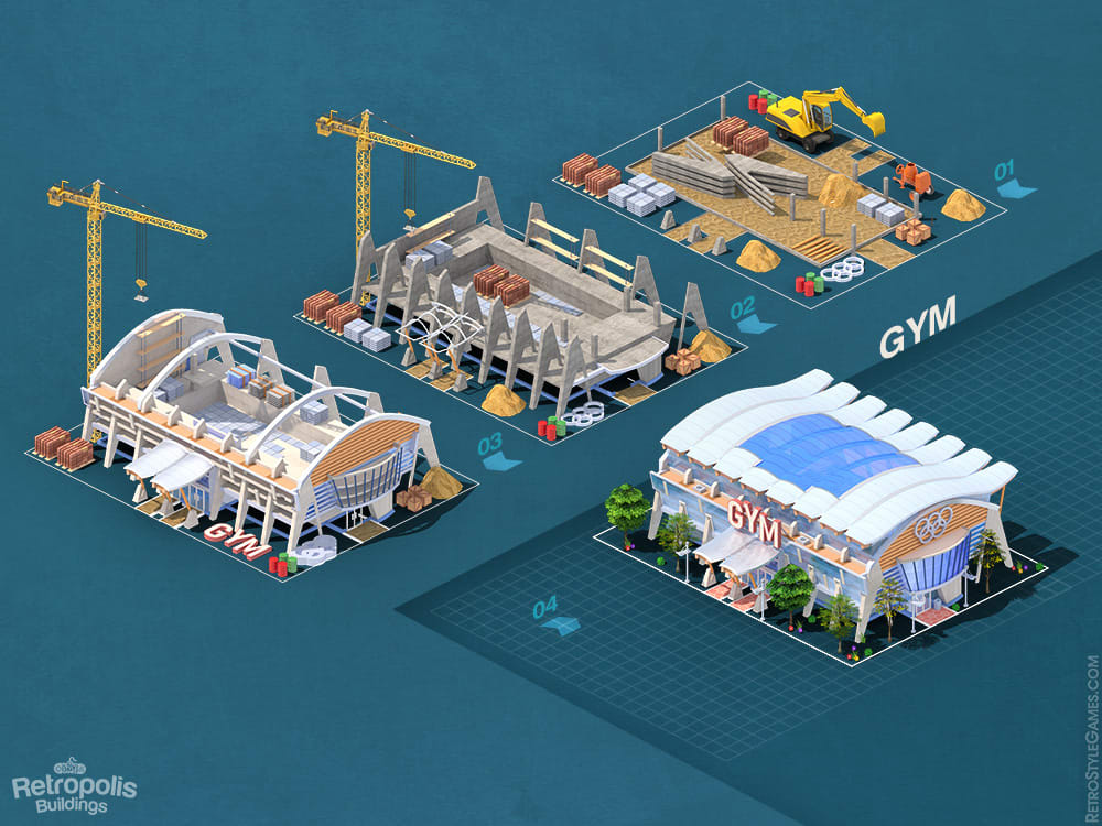 Isometric Sprites | 3D Isometric assets for city-building games | Upwork