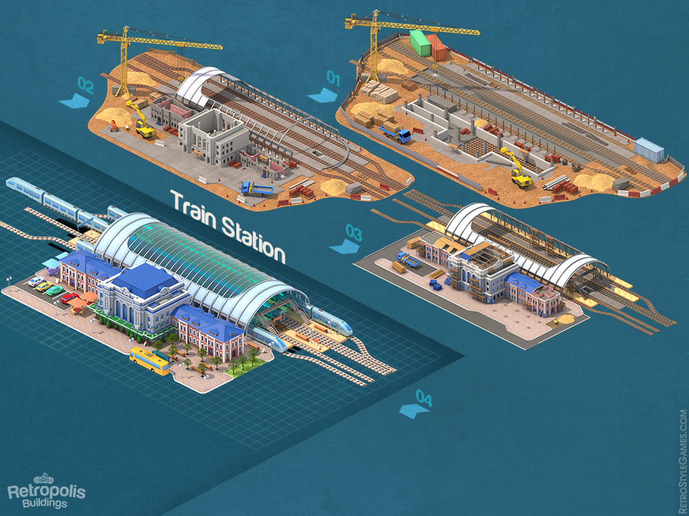 Isometric Sprites | 3D Isometric assets for city-building games | Upwork