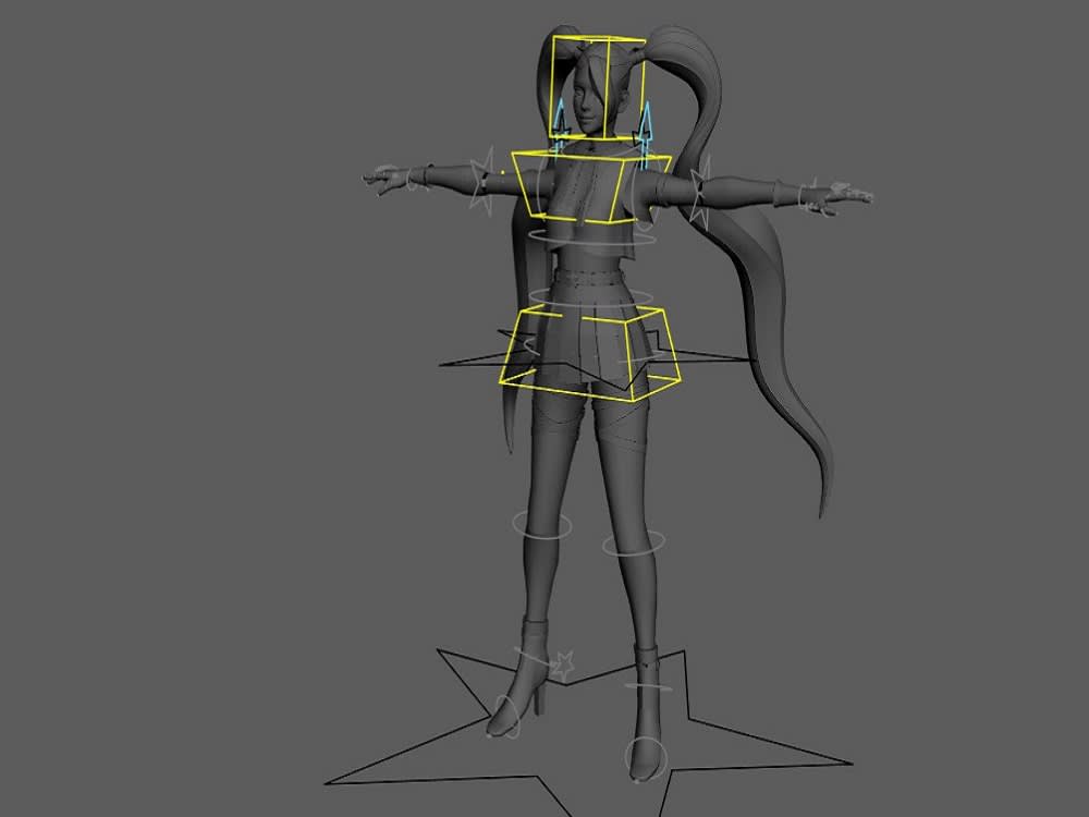 3d character rigging in a blender, rigidify rig, mixamo rig, auto rig ...