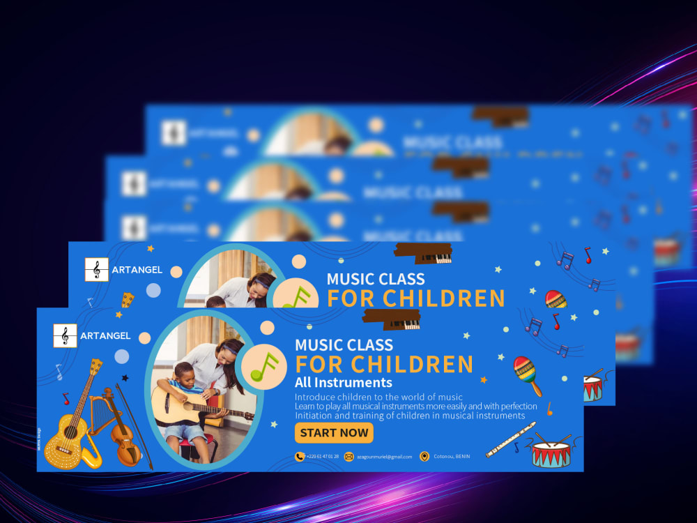 Design exceptional and créative banners | Upwork