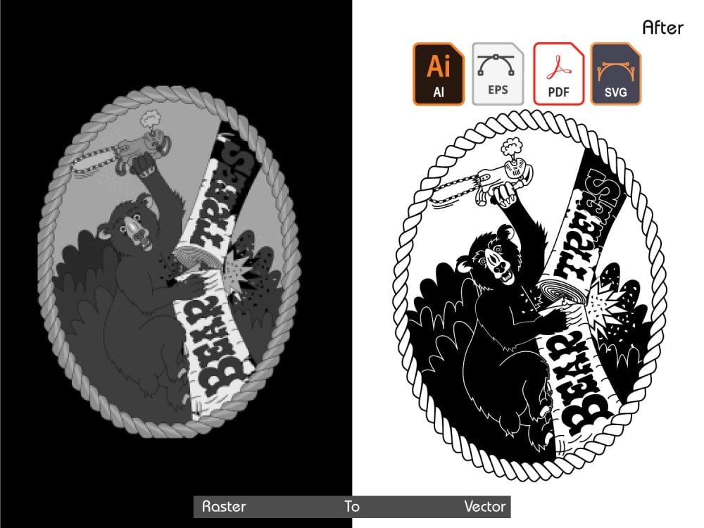 Vector tracing, raster to vector, Vectorize your Logos | Upwork