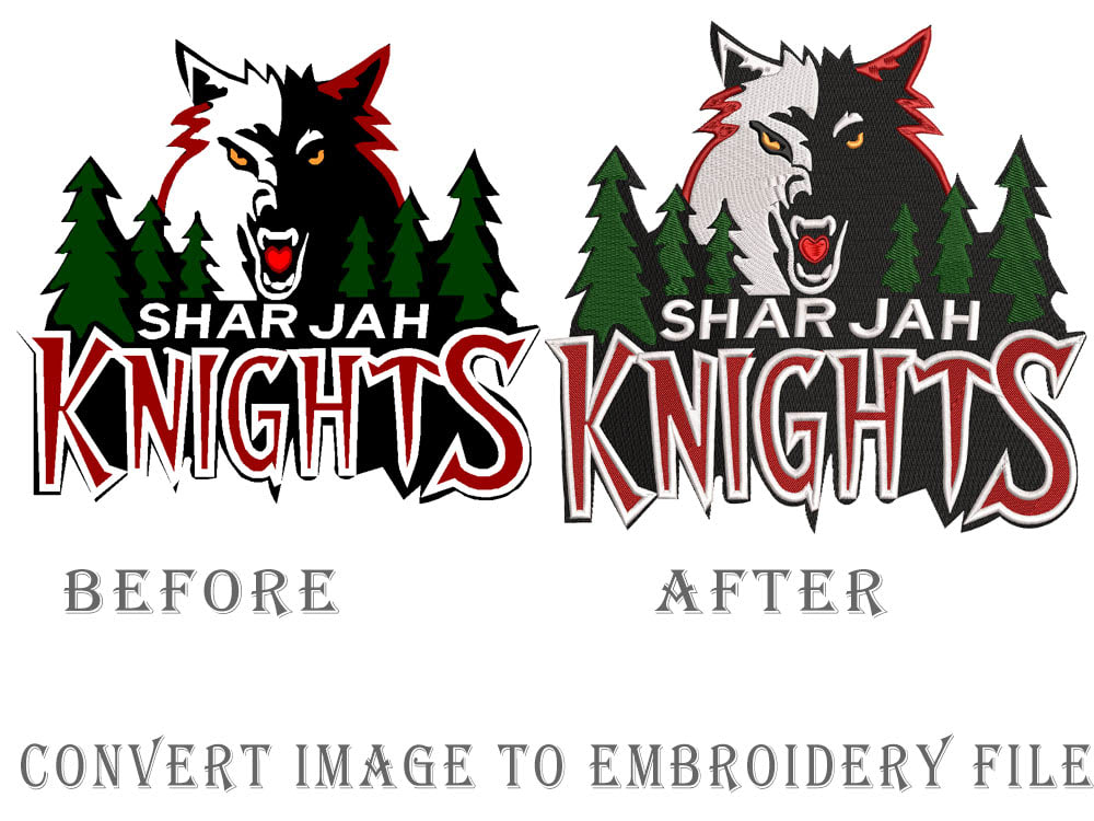 I will do logo embroidery digitizing or design digitize into dst,emb ...