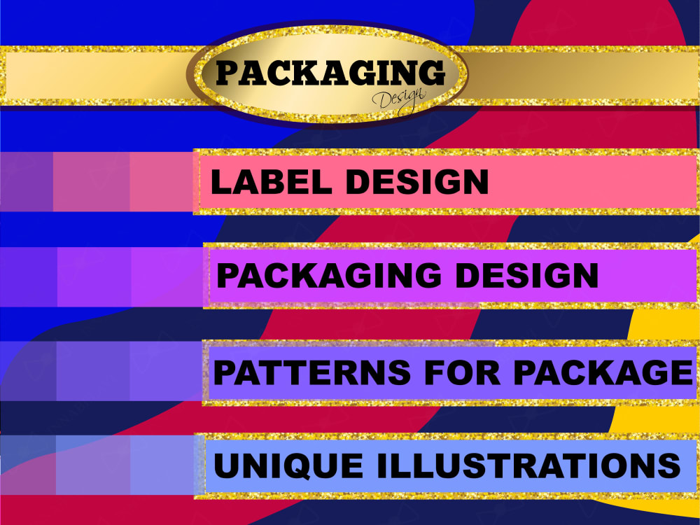 A beautiful packaging design with unique illustrations. | Upwork