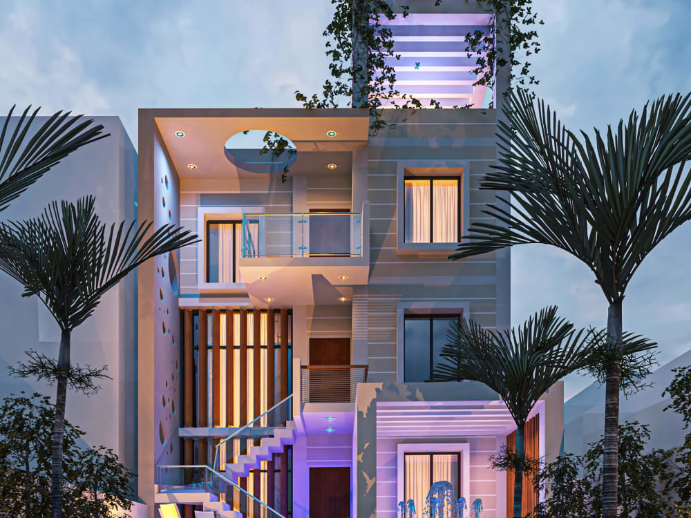 A fantastik exterior 3d modeling, Rendering & animation | Upwork