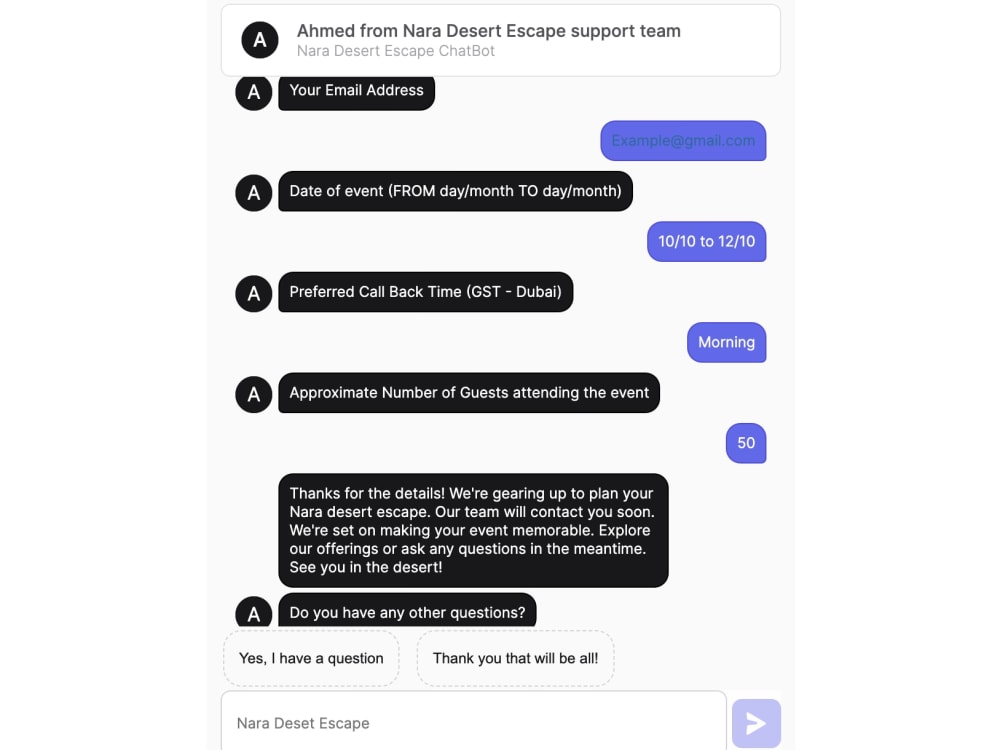 A custom chatbot for enhanced customer support reducing your costs | Upwork