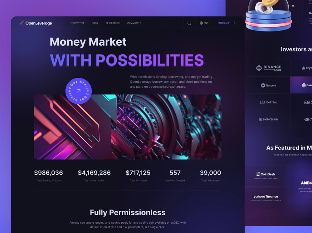 NFT Landing Page using React / Next and tailwind css | Upwork
