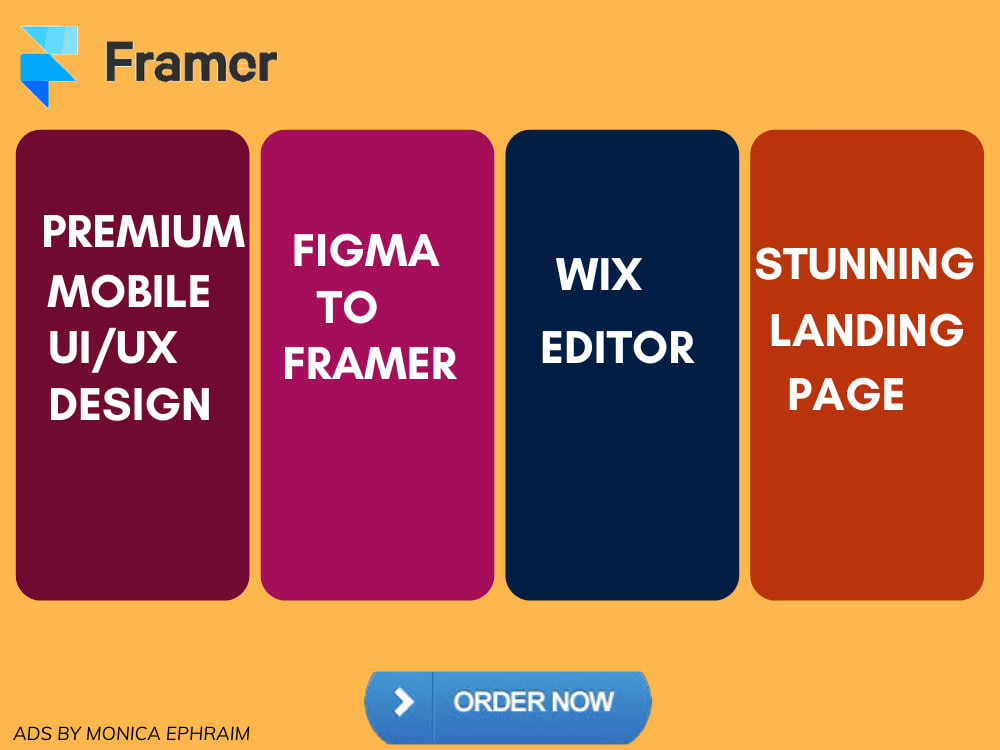 Responsive UI website Design, convert figma to framer,framer motion ...