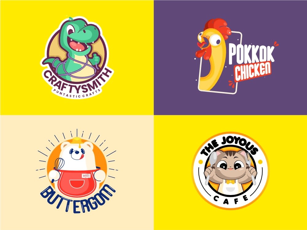 A Cute Cartoon Character Mascot Logo Design Upwork