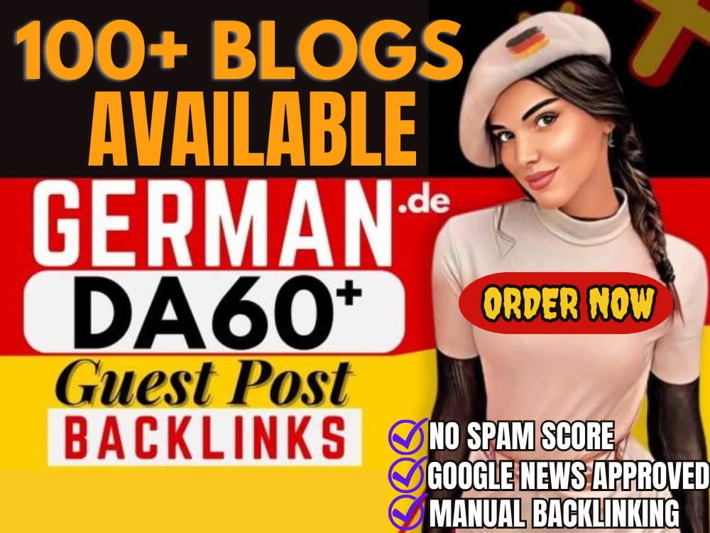 .de German Guest Post on Pure German Blogs | Upwork