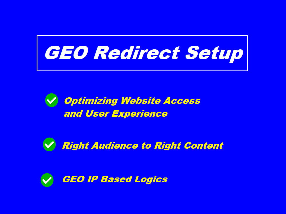 Geo IP Setup for your Website Redirect based on Location or Country | Upwork