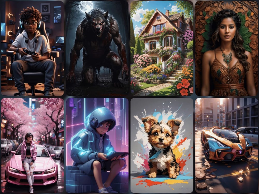 Rapid custom ai art generation using midjourney ai | Upwork