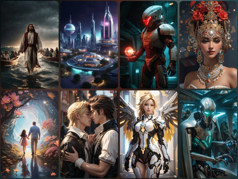 Rapid custom ai art generation using midjourney ai | Upwork