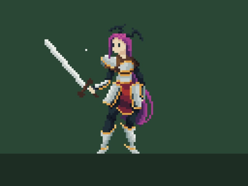 A pixel art character that has fluid animations for your games | Upwork