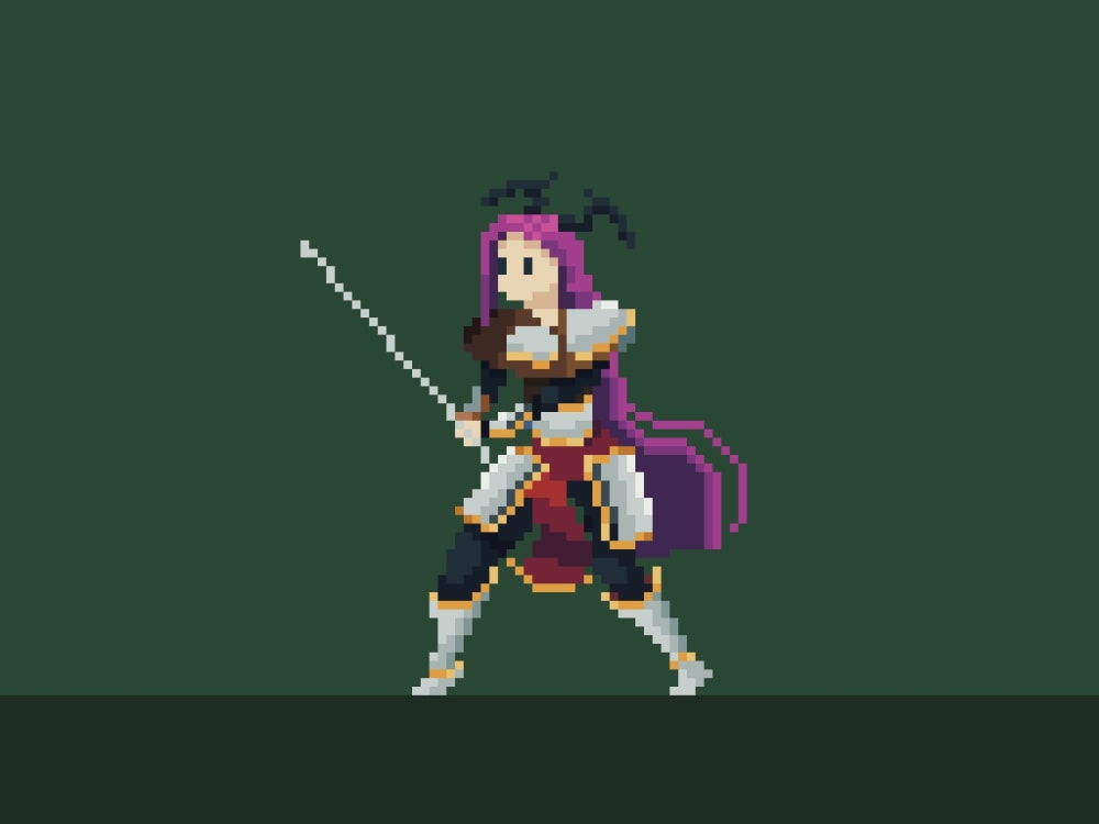 A pixel art character that has fluid animations for your games | Upwork