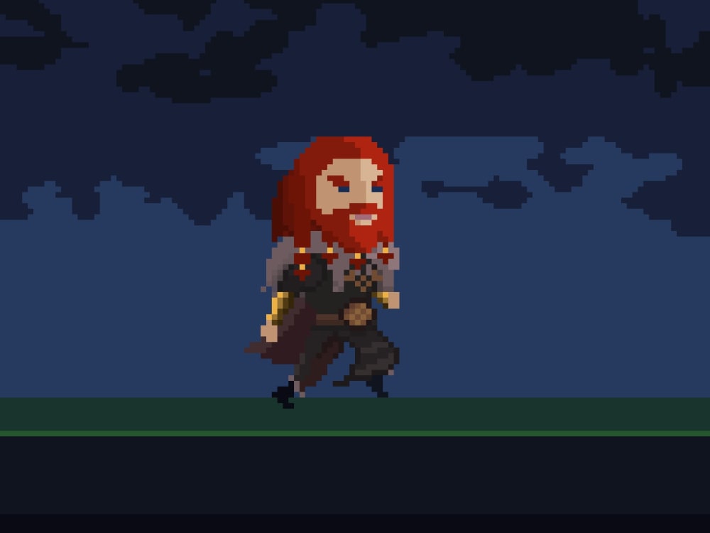 A pixel art character that has fluid animations for your games | Upwork