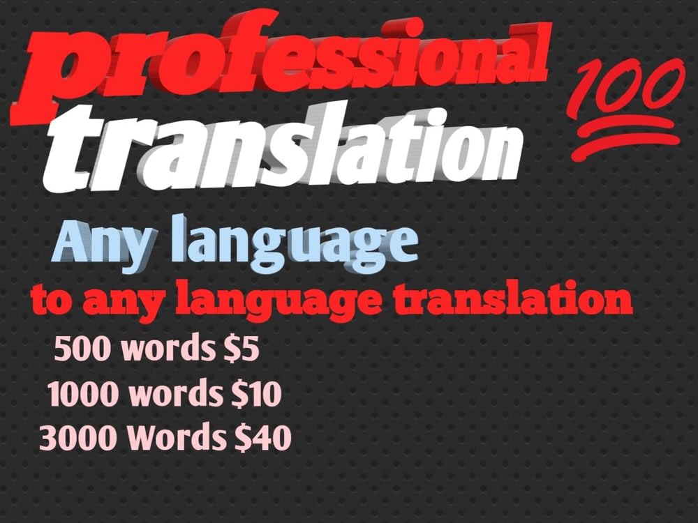 You work translated accurately with quality and on time | Upwork