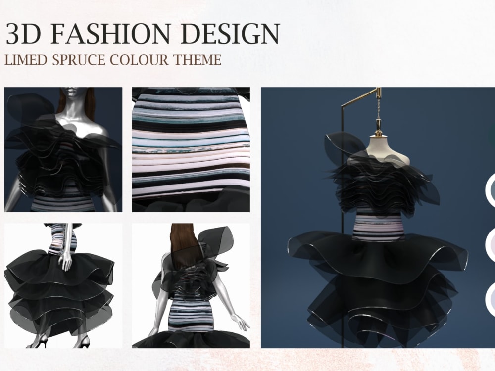 Realistic clothing 3d designs and mockups using clo3d | Upwork