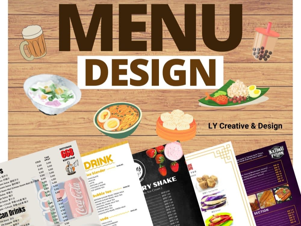 Top Canva Pro designs | Professional Menu designs & their Canva ...