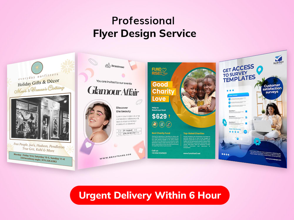 Awesome print ready Flyer and Brochure Design for your Business | Upwork
