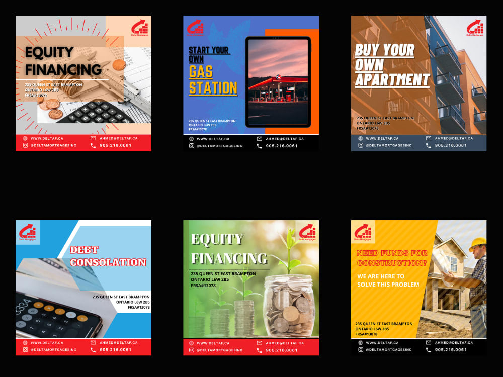 Unique and attractive instagram / facebook post designs | Upwork