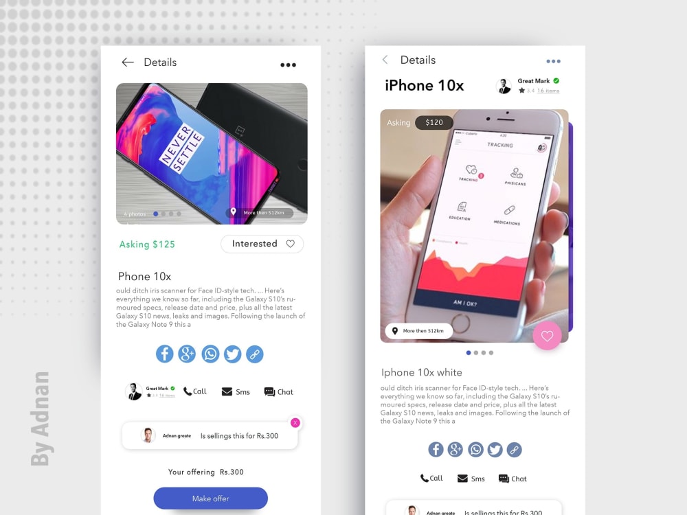 Impressive UI/UX Design for your app | Upwork