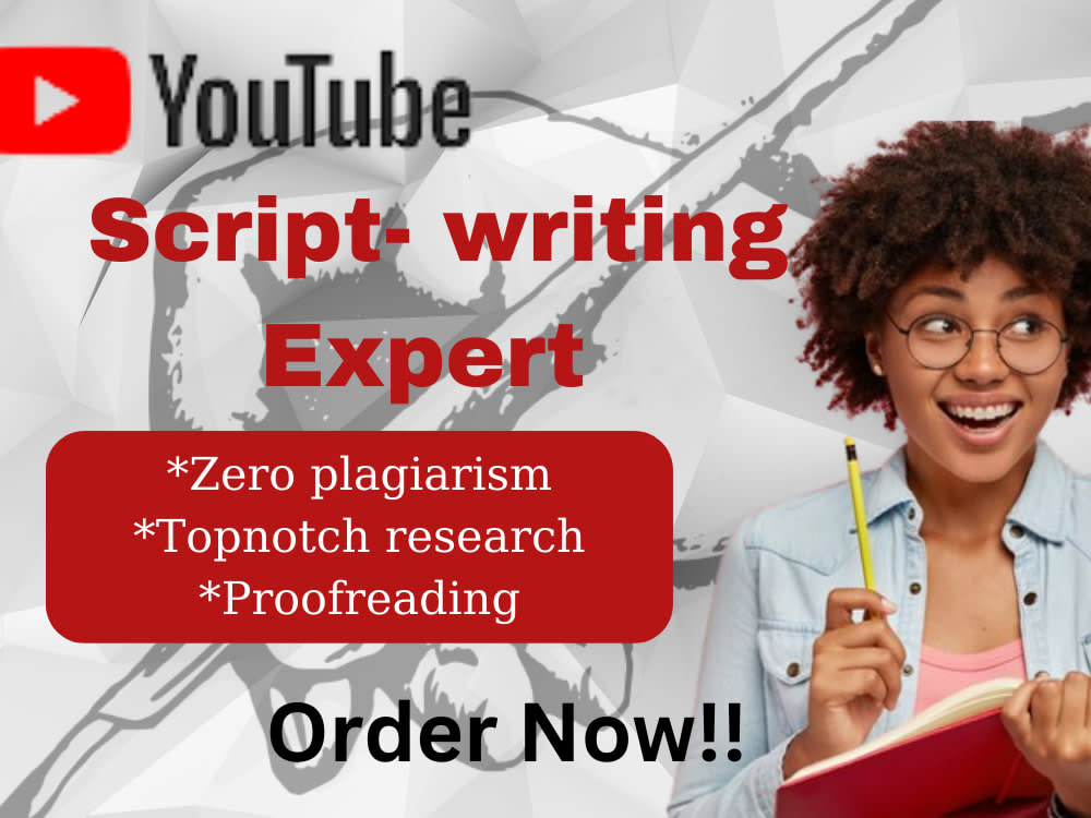 An Engaging YouTube script that hooks your audience on your channel. | Upwork