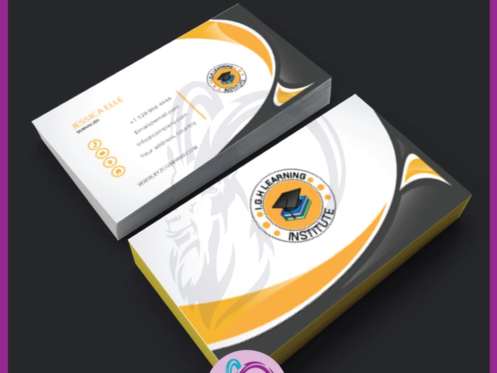 Striking Business Card Design | Upwork