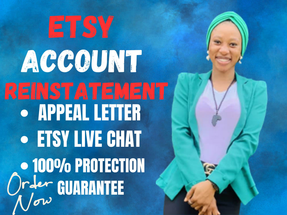 Suspended Etsy account reinstated, Etsy appeal letter, Etsy reinstatement | Upwork