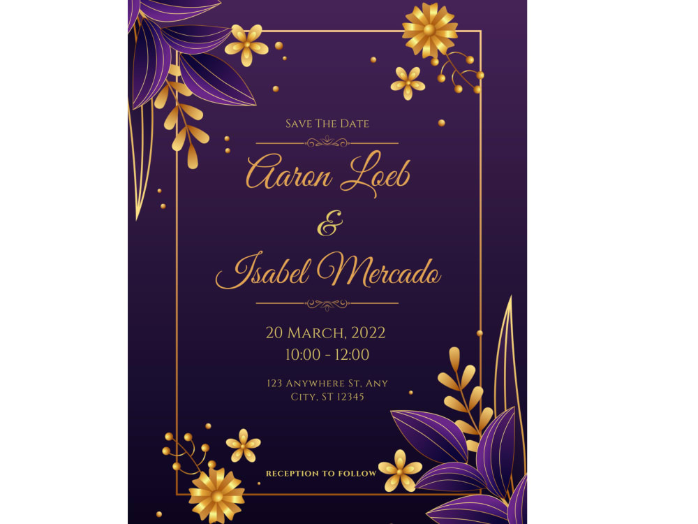 Unique birthday invitation card | Upwork