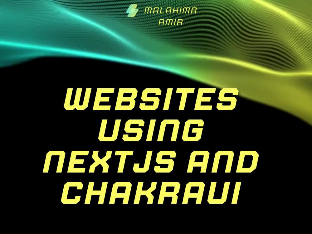 Websites using next js and Chakra UI | Upwork