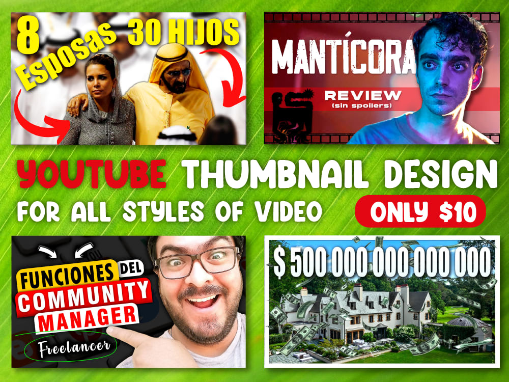 Have a professional thumbnail design for YouTube | Upwork