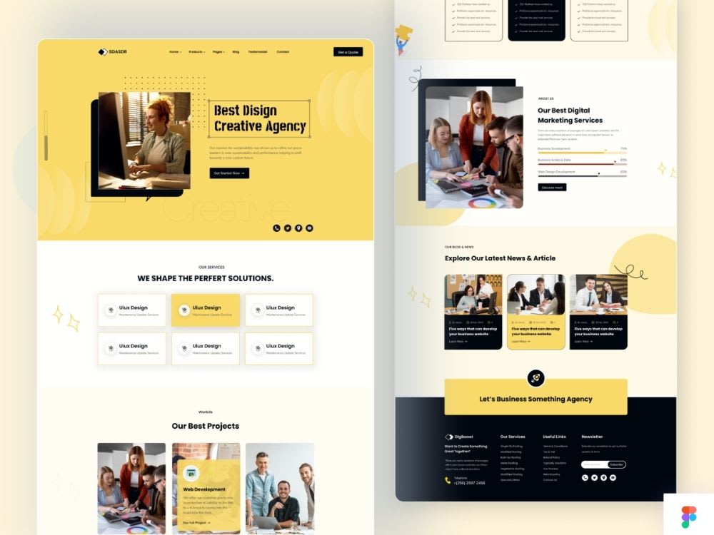 A responsive wordpress landing page or full website using elementor pro. | Upwork