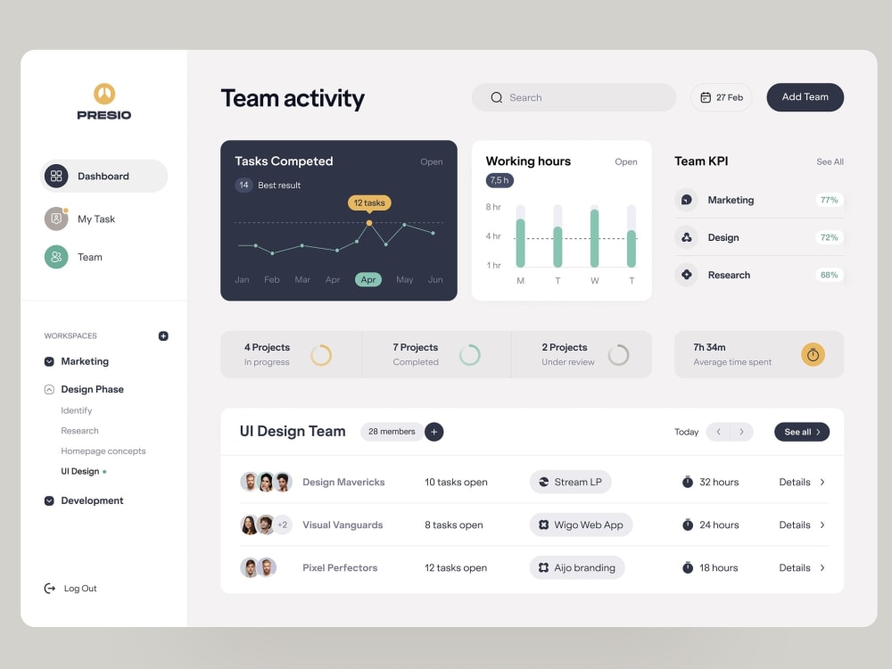 A high-quality Web UX/UI Design | Upwork