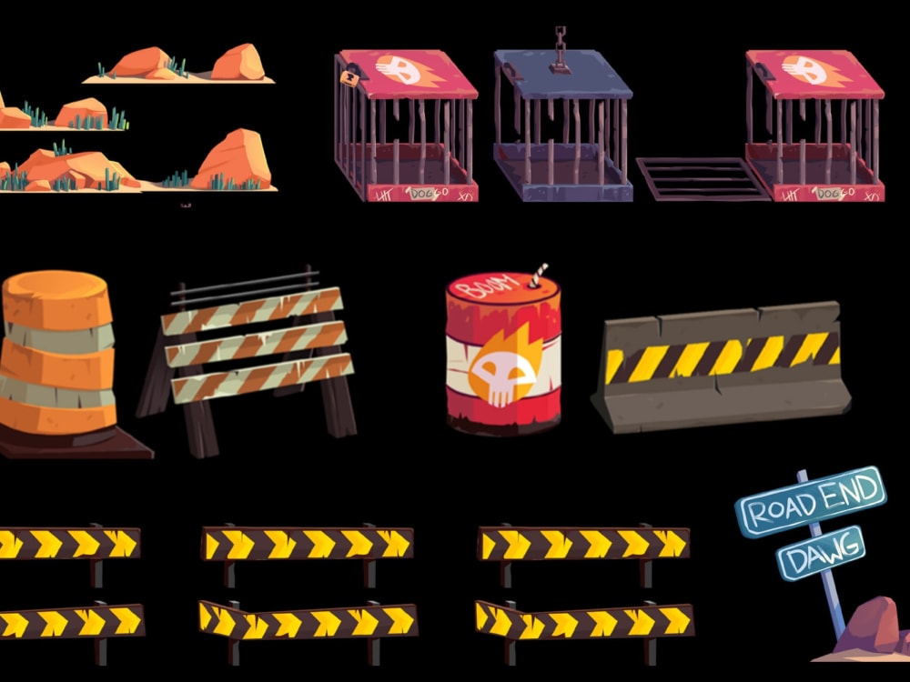 Advanced 3d game models or game props | Upwork