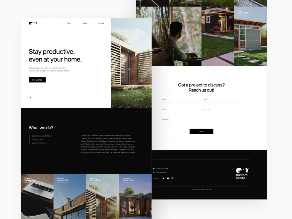 A stunning website landing page design for your business | Upwork