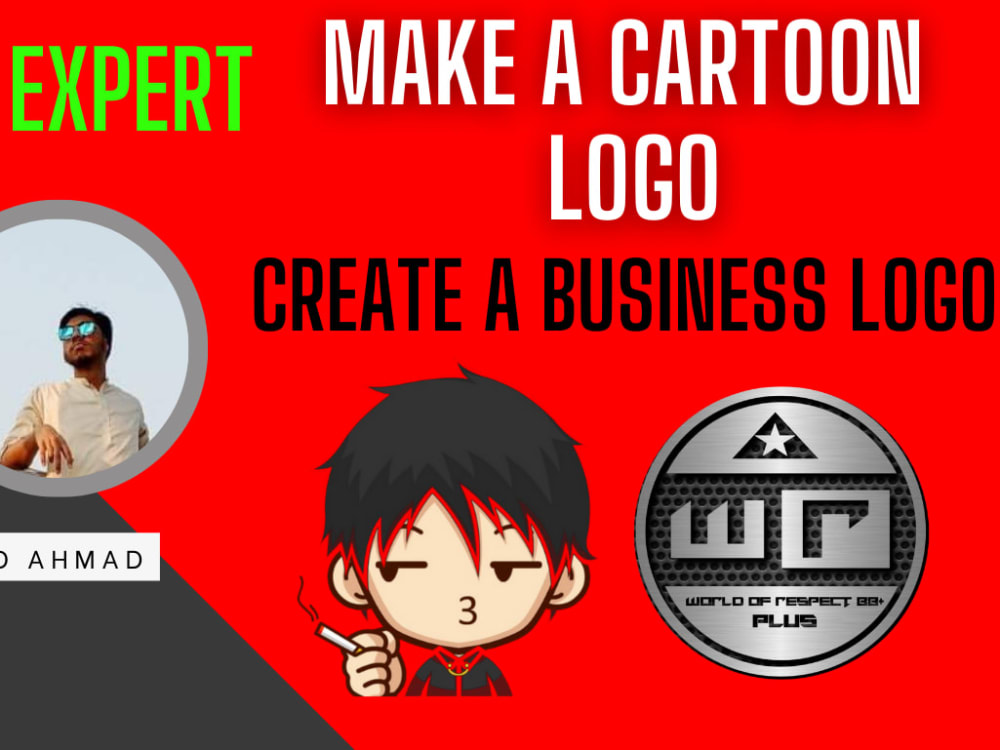 Make a cartoon logo | Upwork