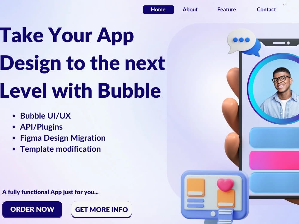 A fully functional and high-quality web application built using Bubble.io | Upwork