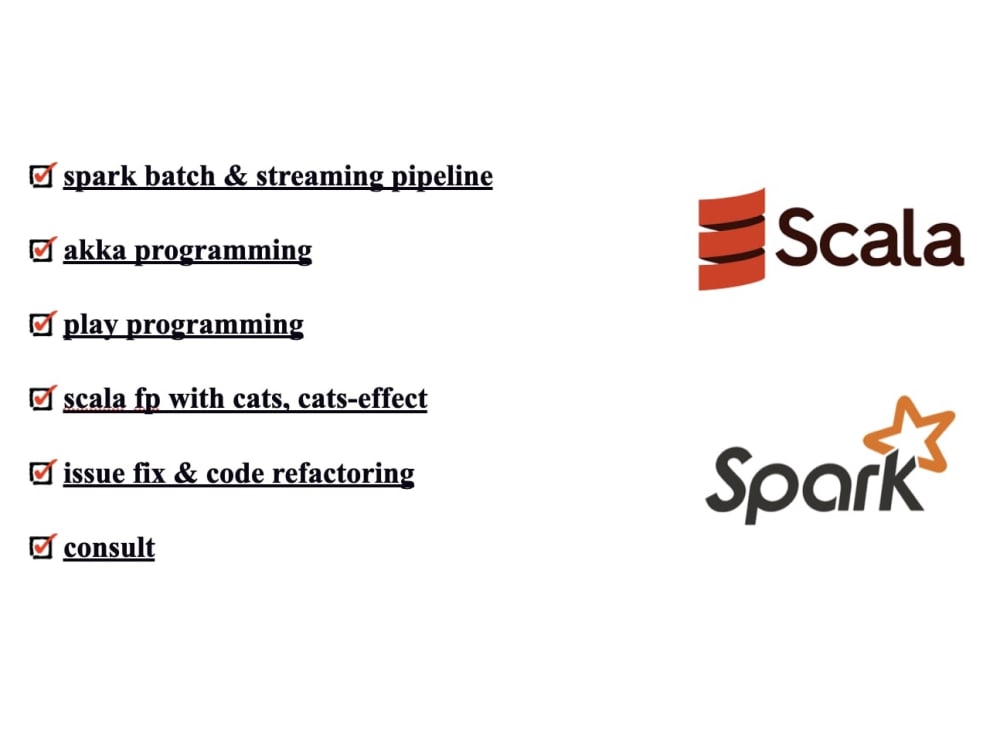Excellent scala programming service | Upwork
