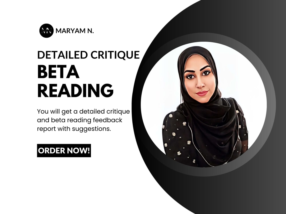 A detailed critique and beta reading feedback report with suggestions ...