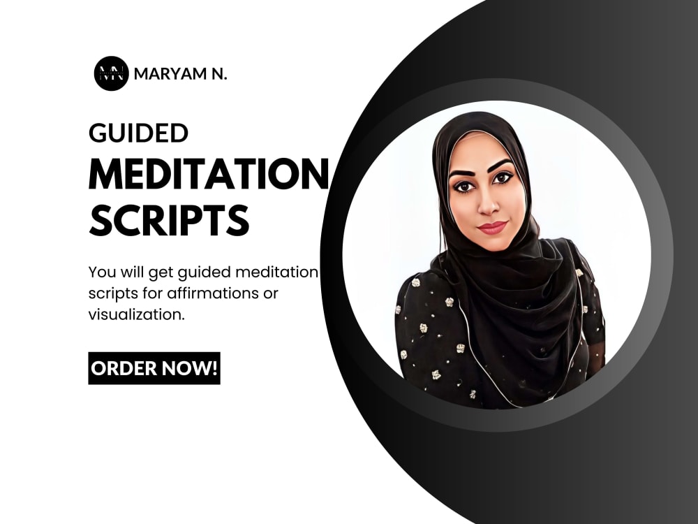 Guided meditation scripts for affirmations or visualization | Upwork