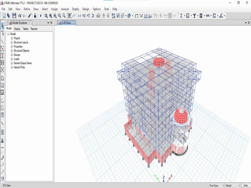 R.C.C Structure Design & Shop drawings of Building as per ACI Code ...