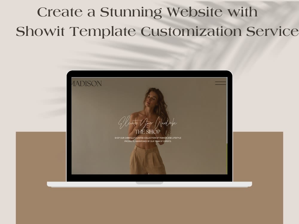 A Showit Template Customization for Your Vision | Upwork