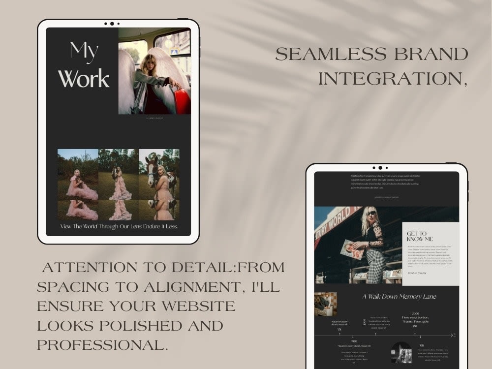 A Showit Template Customization for Your Vision | Upwork