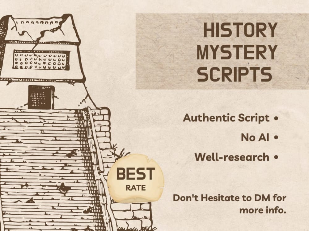 An engaging and well researched history script for your channel | Upwork