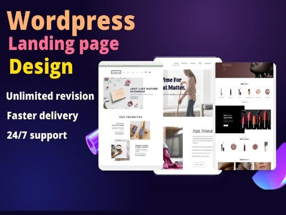 A Modern Landing page with Elementor | Upwork