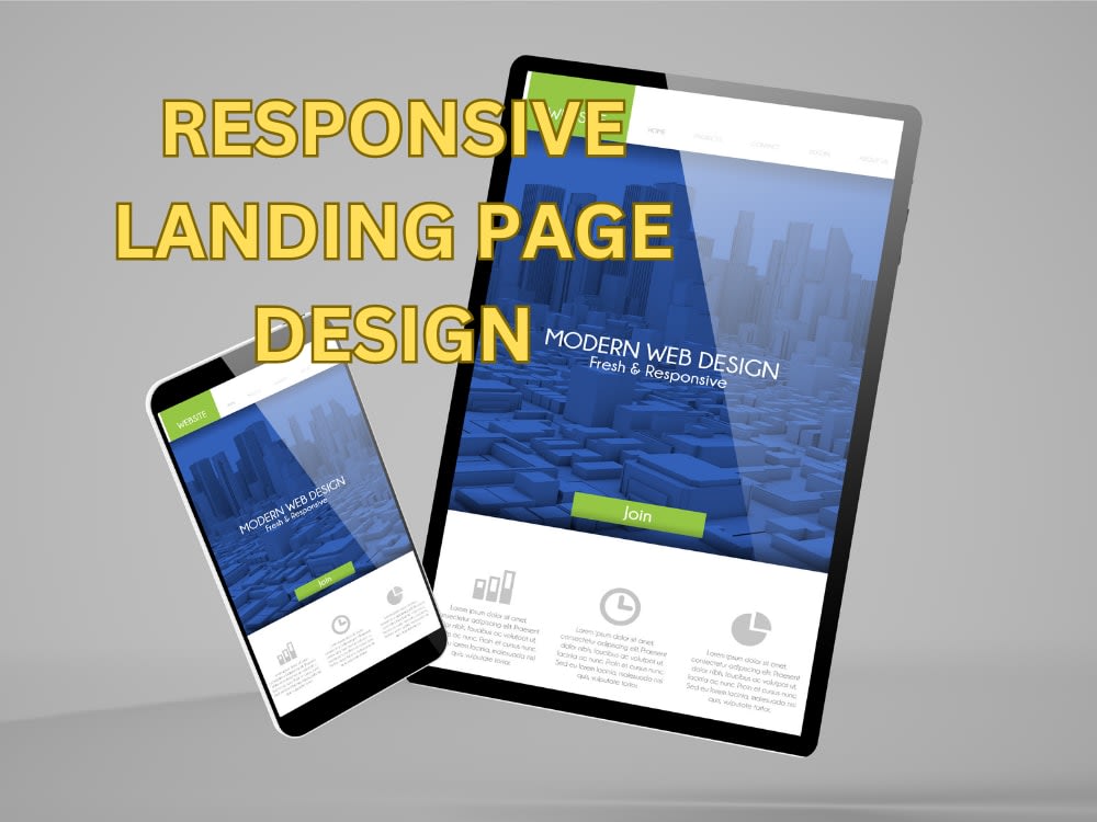 Responsive UI/UX Design || Mobile App and Web Design || Landing Page ...