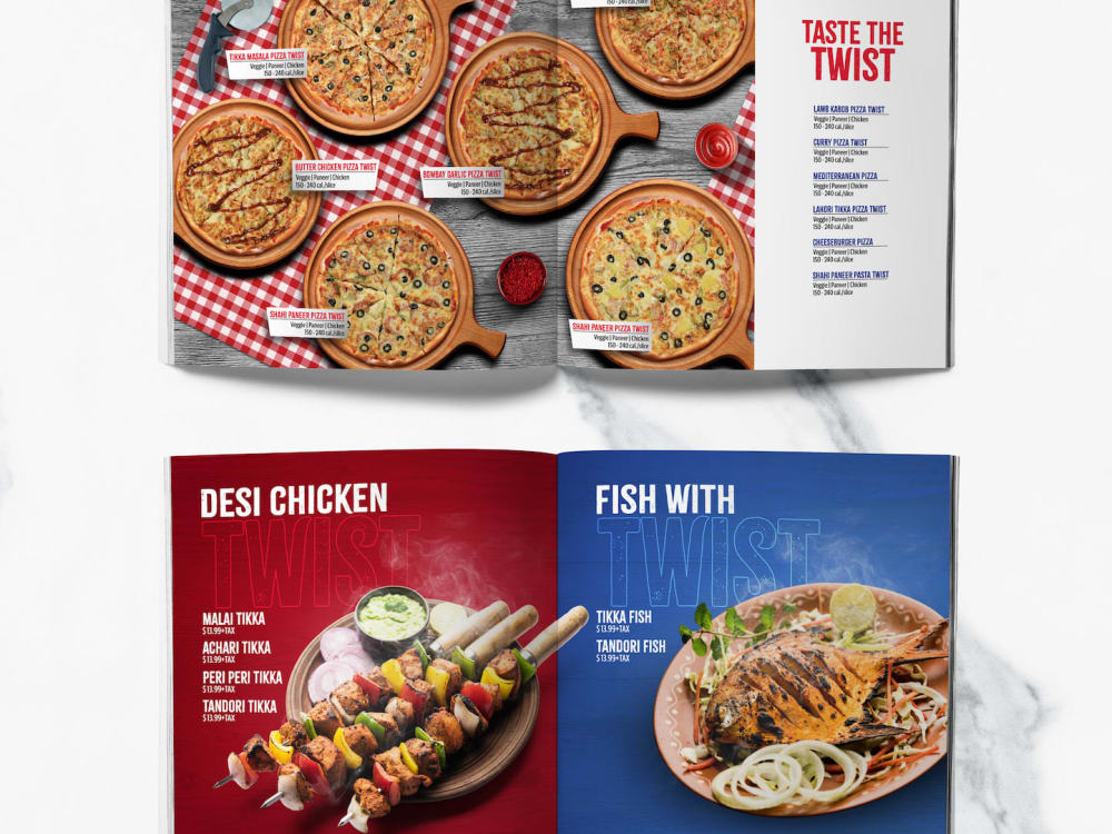 The brand with beautiful and professional Menu Design services | Upwork