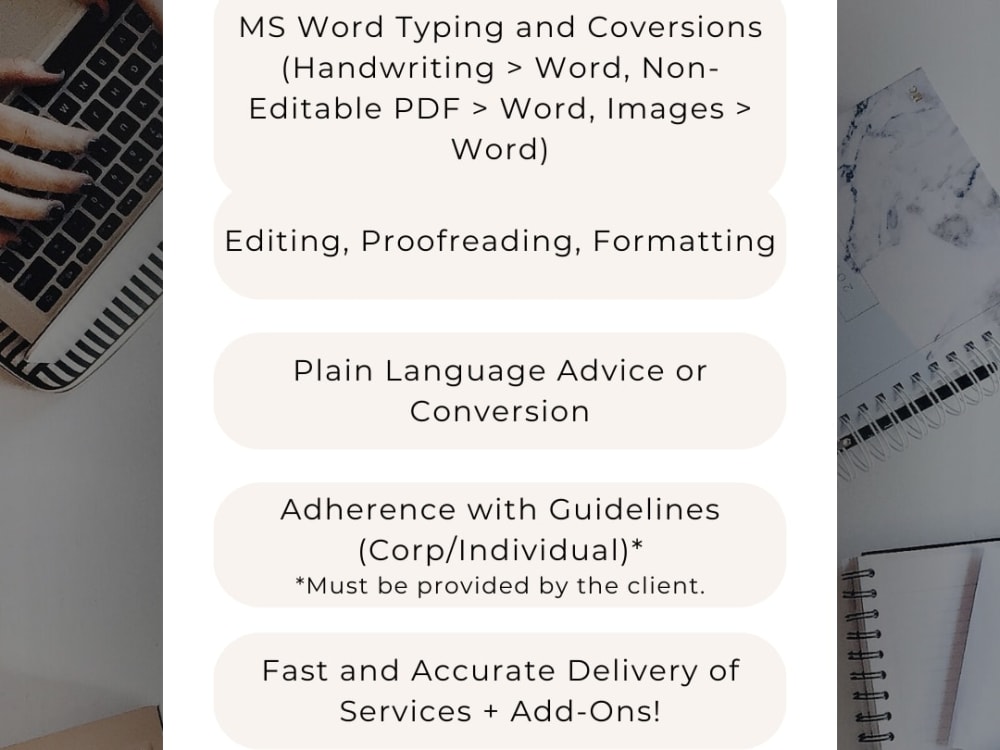 MS Word Formatting, Typing, Editing, and More with High Precision! | Upwork
