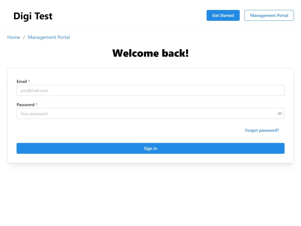 A digital testing system | Upwork
